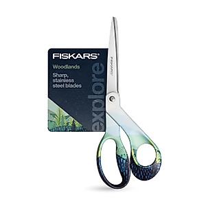 Fiskars® Explore Collection Scissors, Woodlands (8 in.)