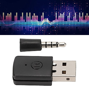 Bluetooth Adapter, Bluetooth Dongle for PS4 for PS5 Controllers, 3.5MM Plug USB Adapter, Bluetooth Receiver and Transmitter for PS4 for PS5