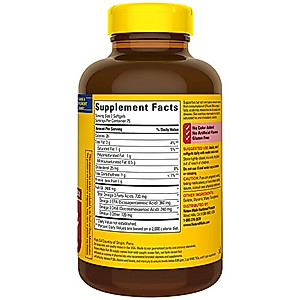 Nature Made Fish Oil 1200 mg Softgels, Fish Oil Supplements, Omega 3 Fish Oil for Healthy Heart Support, Omega 3 Supplement with 150 Softgels, 75 Day Supply