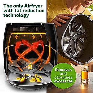 Philips Premium Airfryer XXL with Fat Removal Technology, Black, HD9630/98