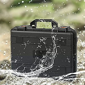 Miniature Storage Figure Case, TORIBIO 80 Slot Figurine Minature Carrying Case, Customizable Foam Miniature Sturdy Hard Case, Compatible with Warhammer 40k, Dungeons & Dragons and More