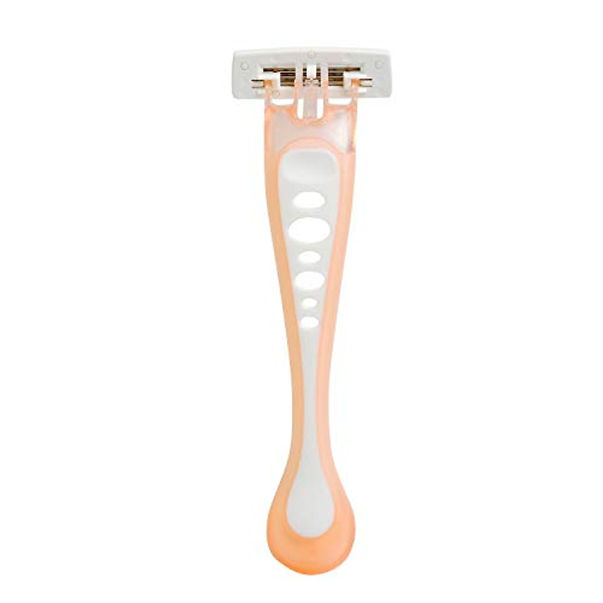 About Face Body Spa Shave 3-Blade Sensitive Disposable Razors With Coconut Oil Lube Strip, 4 Count