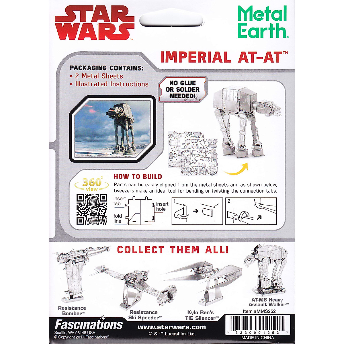 Fascinations Metal Earth Star Wars: AT-AT Model