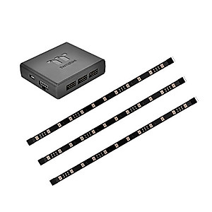 Thermaltake Pacific Lumi Plus 16.8 Million Colors Magnetic LED Strip 3 Pack CL-O014-PL00SW-A