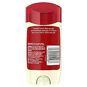 Old Spice Aluminum Free Deodorant for Men, Timber with Sandalwood Scent, 3 oz, (Pack of 3)
