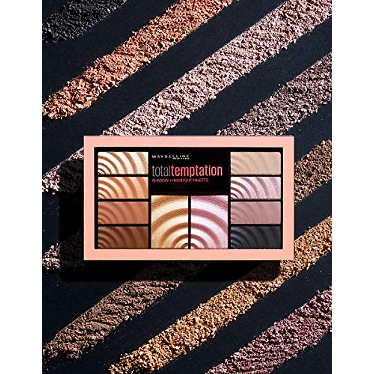 Maybelline Total Temptation Eyeshadow + Highlight Palette, 0.42 oz.