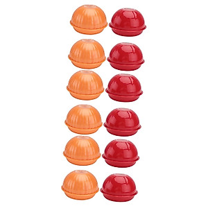 Zerodeko 12 Pcs Vegetable Preservation Bowl Onion Keeper Holder Fruit Vegetable Saver Vegetable Produce Saver Pepper Onion Storage Container Onion and Saver Fruit Container Plastic Salad