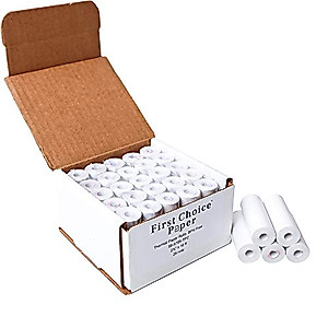 First Choice Paper, 2 1/4" x 16' Coreless Thermal Paper Rolls for Poynt Smart Payment Terminal - 25 Rolls