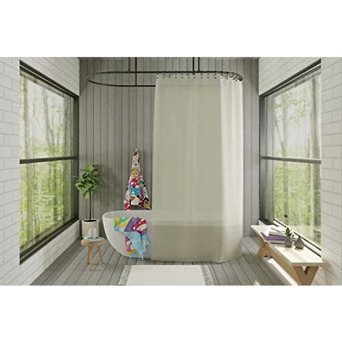 Franco Squishmallows Kids Bath/Pool/Beach Soft Cotton Terry Hooded Towel Wrap, 24 in x 50 in