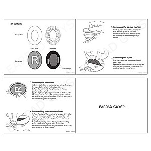 Replacement Ear Pads for Bose QC25 Compatible Replacement Ear Pads with QC25 - Compatible with QC25 QC35 QC2 QC15 Ae2 Ae2i Ae2w SoundTrue & SoundLink Ear Cushion [Black]