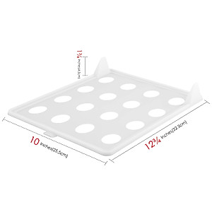 Adorila 10 Pack T Shirt Organizer Closet Organizer Clothing Trays, Folding Clothes Board Stackable, Shirt Receipt Board Organizer