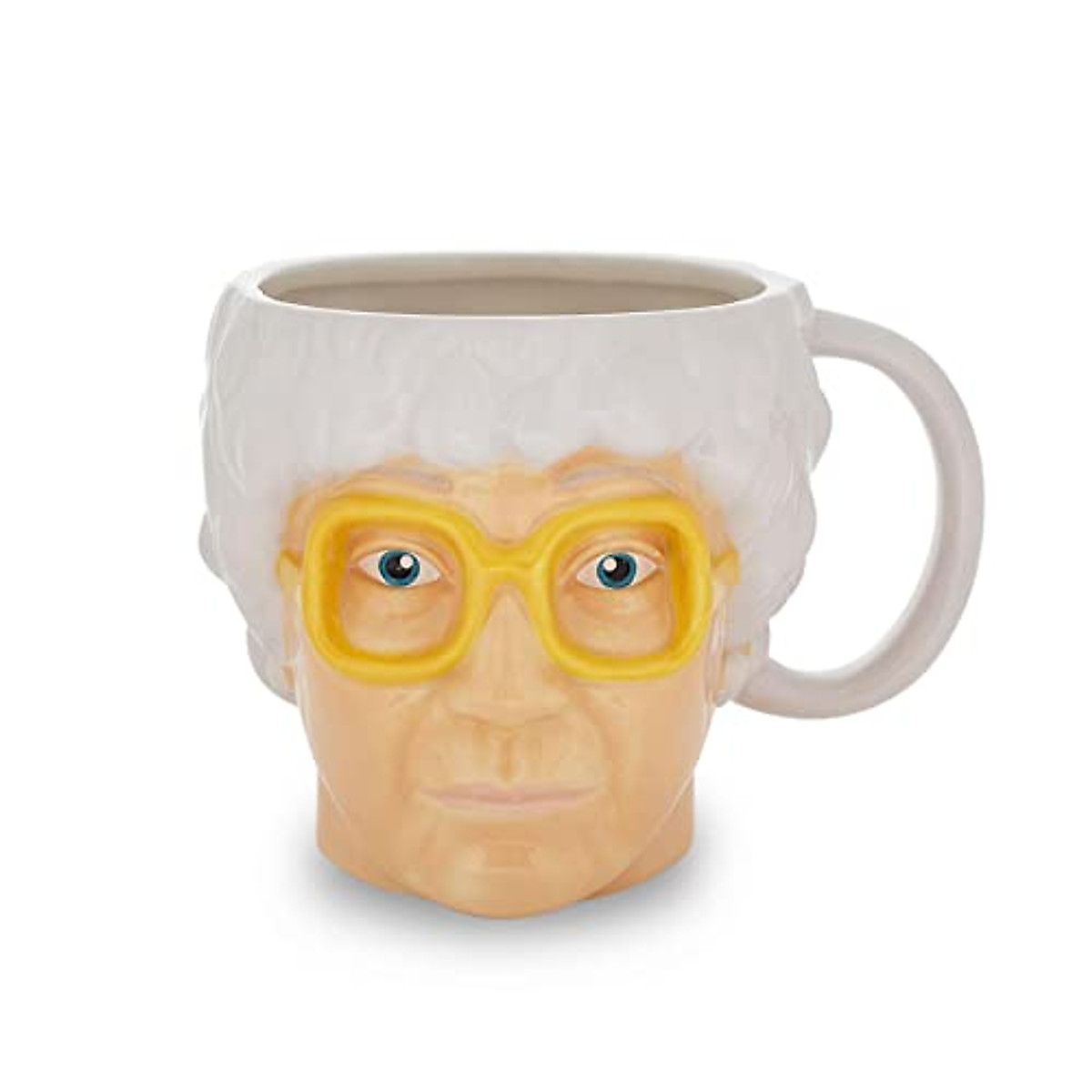 The Golden Girls Sophia Petrillo Sculpted Ceramic Mug | BPA-Free Large Coffee Cup For Espresso, Caffeine, Beverages, Home & Kitchen Essentials | Cute Gifts and Collectibles | Holds 20 Ounces