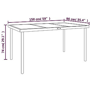 WFAUIBR Dining Set 5 Piece Patio ，Full Set of Family Gathering Tables，Lounge Set ，for Balcony, Restaurant, Kitchen, Terrace, Porch, Backyard，5 Piece 59.1"