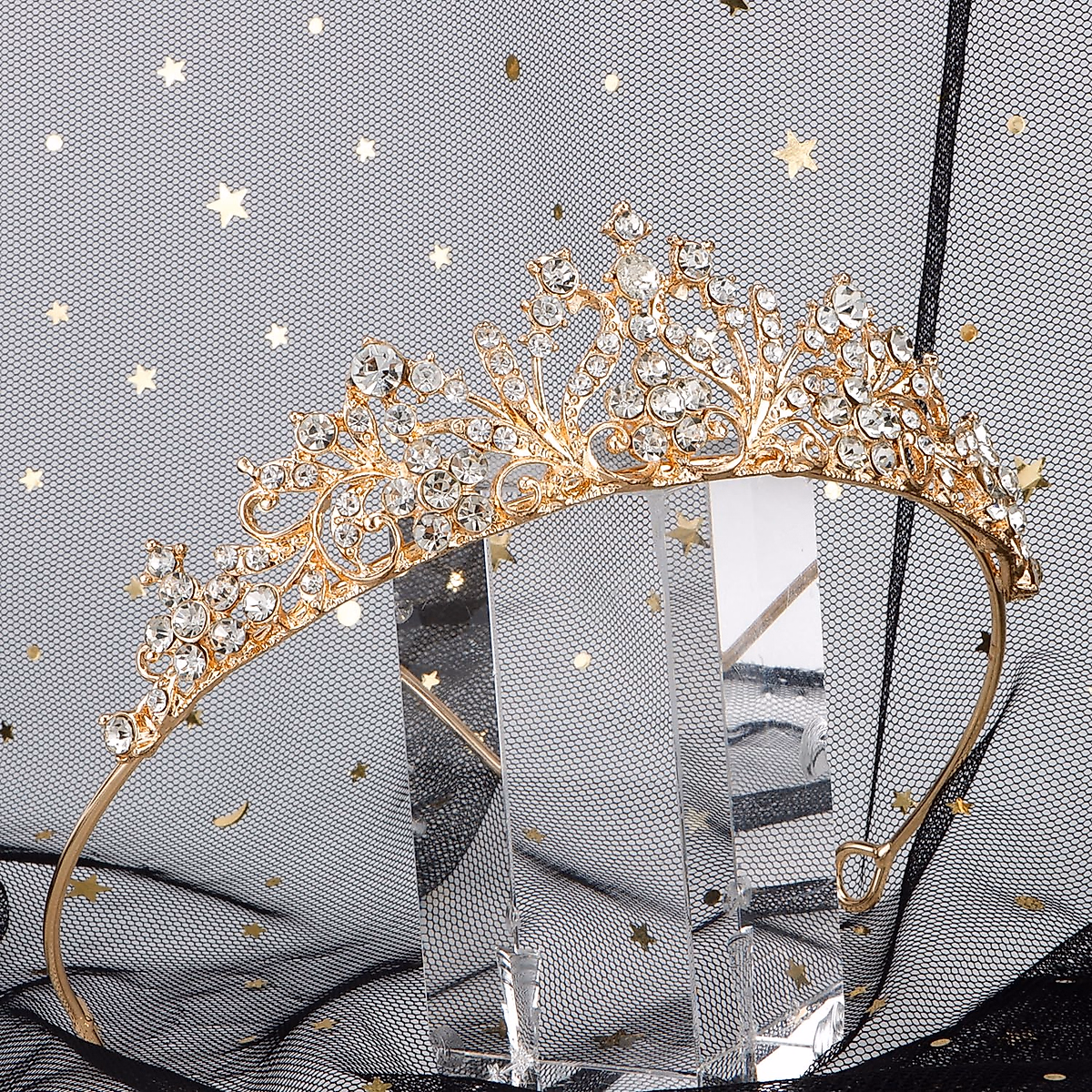 Aprince Crowns for Women Crystal Tiara Crown Princess Crowns Headband Tiaras for Women Girls Crown Wedding Tiara Headband Princess Crown Hair Accessories for Prom Birthday Costume Party