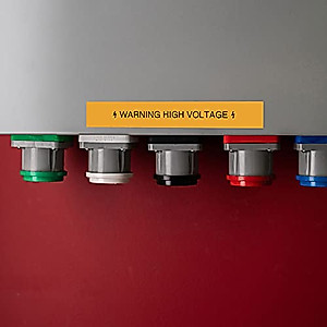 Brother Genuine P-touch, TZe-B31CS, 0.47” x 16.4’, Black on Fluorescent Orange Laminated Label Tape