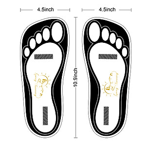 60Pairs(120 Feets) Disposable Black Spray Tanning Feet Pads Sunless Airbrush Spray Tent Protect Foot