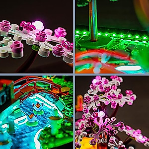 BrickBling LED Light for Lego Tranquil Garden 10315 Building Set (Model Not Included), Remote Control Version Lighting for Lego Zen Garden