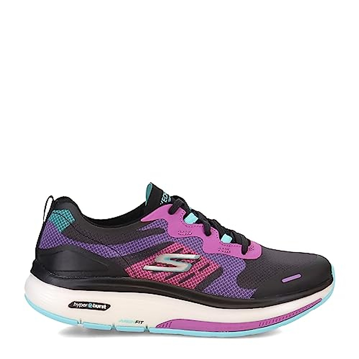 Skechers Women's, GO Walk Workout - Galaxy Motion Walking Shoe Black Multi