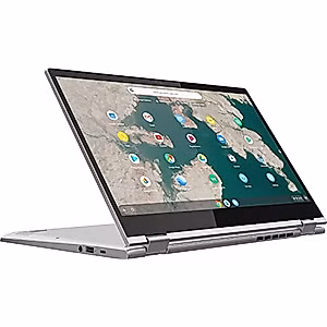 Lenovo Newest C340 15.6'' FHD Touchscreen 2-in-1 Chromebook Laptop, Intel i3 CPU(Up to 3.4GHz), 4GB RAM, 128GB Space(64GB eMMC+64GB MSD), USB-C, Wi-Fi, Bluetooth, Webcam, Chrome OS+JVQ MP Gray