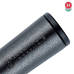 HAPPYWARE CO. Ultra Premium Ice Cream Scoop - Heat Conductive One-Piece Solid Aluminum, Dishwasher Safe, Black