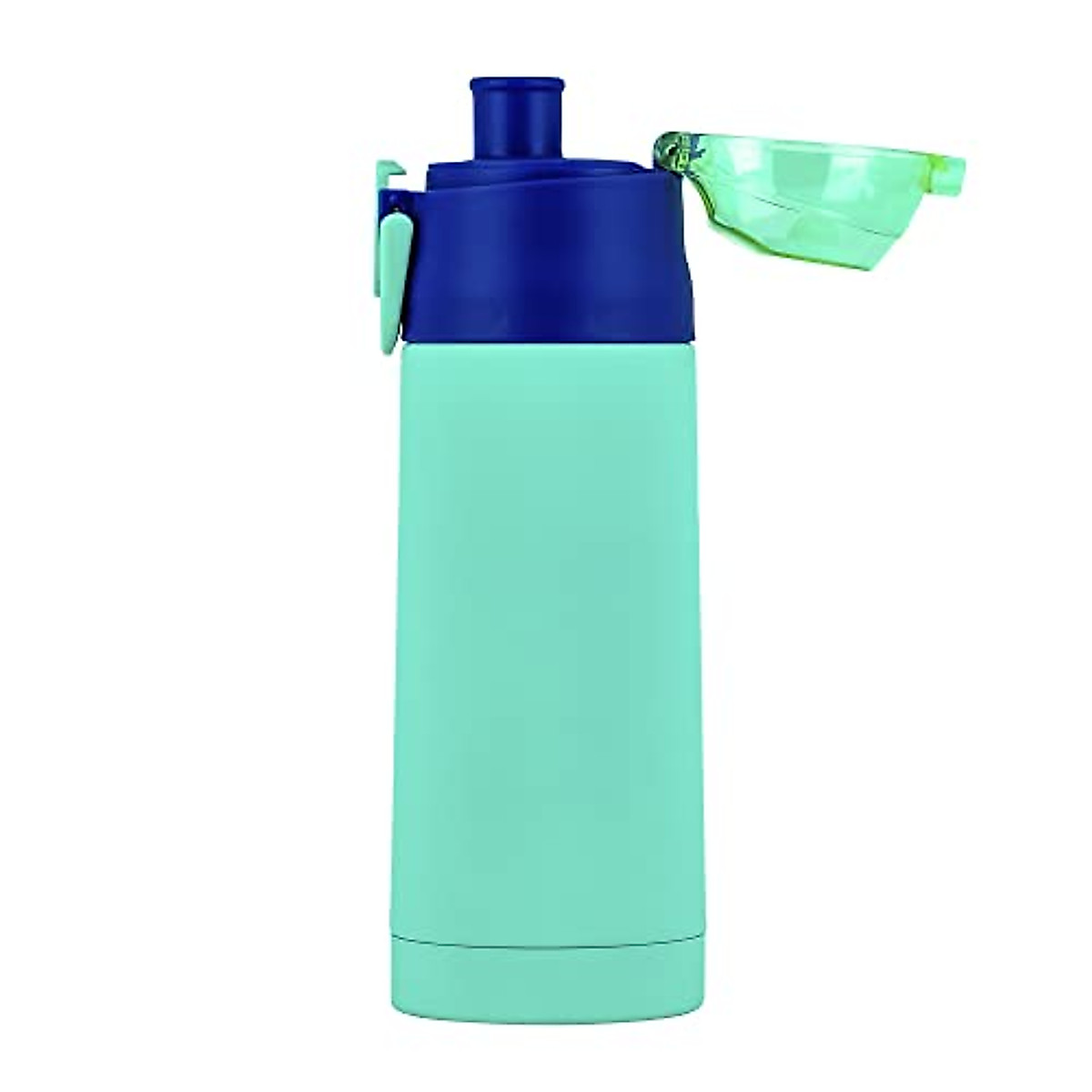 Reduce Water Bottle for Kids, Frostee 13 oz - Reusable Insulated Stainless Steel Water Bottle - Leak Proof and Hygienic Flip-Top Lid - Gripster Finish, Marine