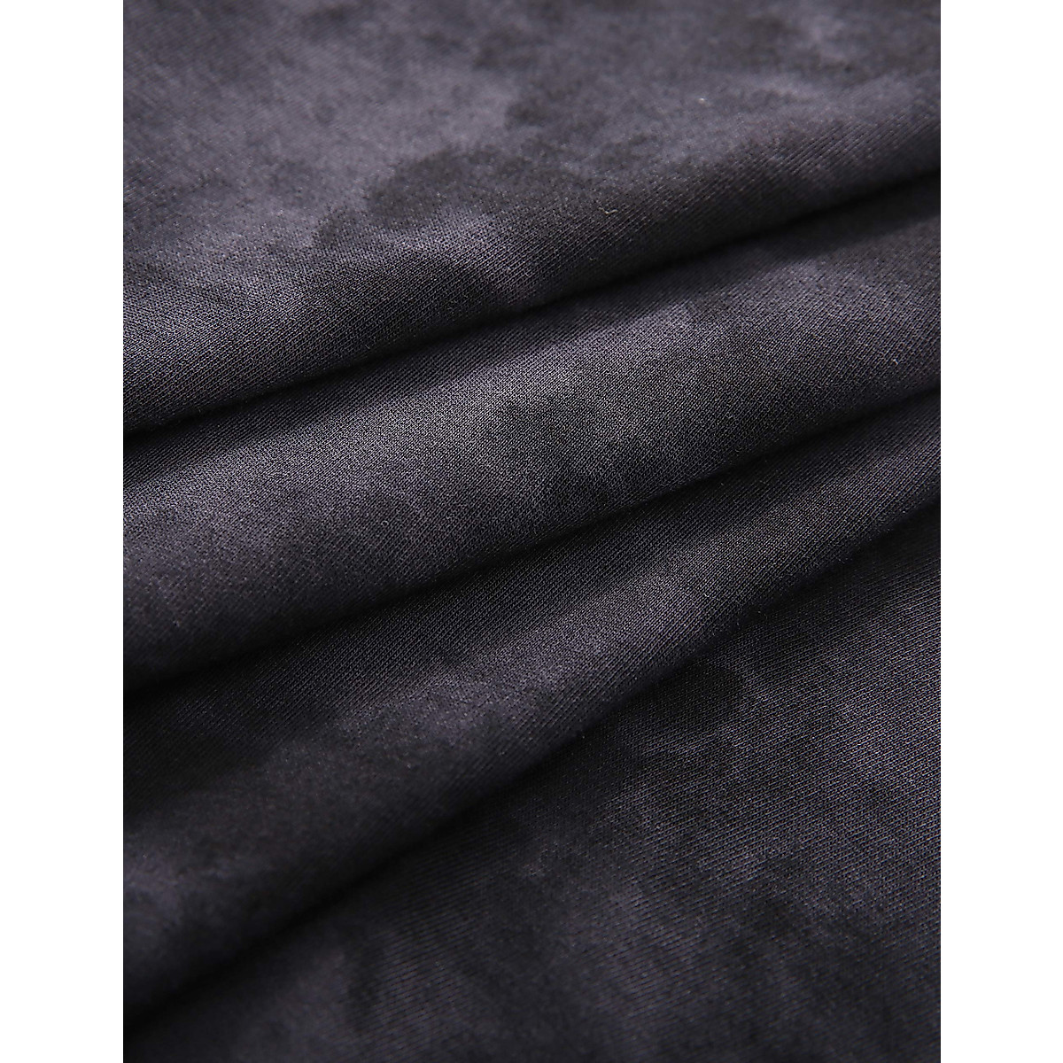 CRZ YOGA Women's Pima Cotton Workout Crop Tops Short Sleeve Yoga Shirts Casual Athletic Running T-Shirts Tie Dye Smoke Ink Medium