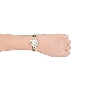 Fossil Women's Jacqueline Quartz Stainless Steel Three-Hand Watch, Color: Gold (Model: ES3434)