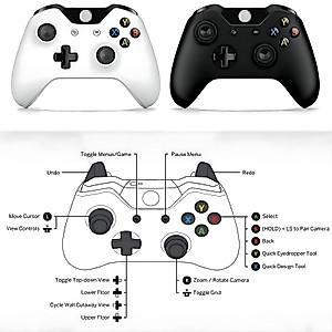 Chasdi Xbox one Wireless Controller V2 for All Xbox One Models, Series X S and PC (White)