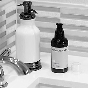 HommeFace Men’s Daily Face Moisturizer, 5.07 fl. oz. - Hydrating & Nourishing Facial Lotion for Men with Collagen, Witch Hazel & Cica Extracts, Lightweight, Alcohol-Free