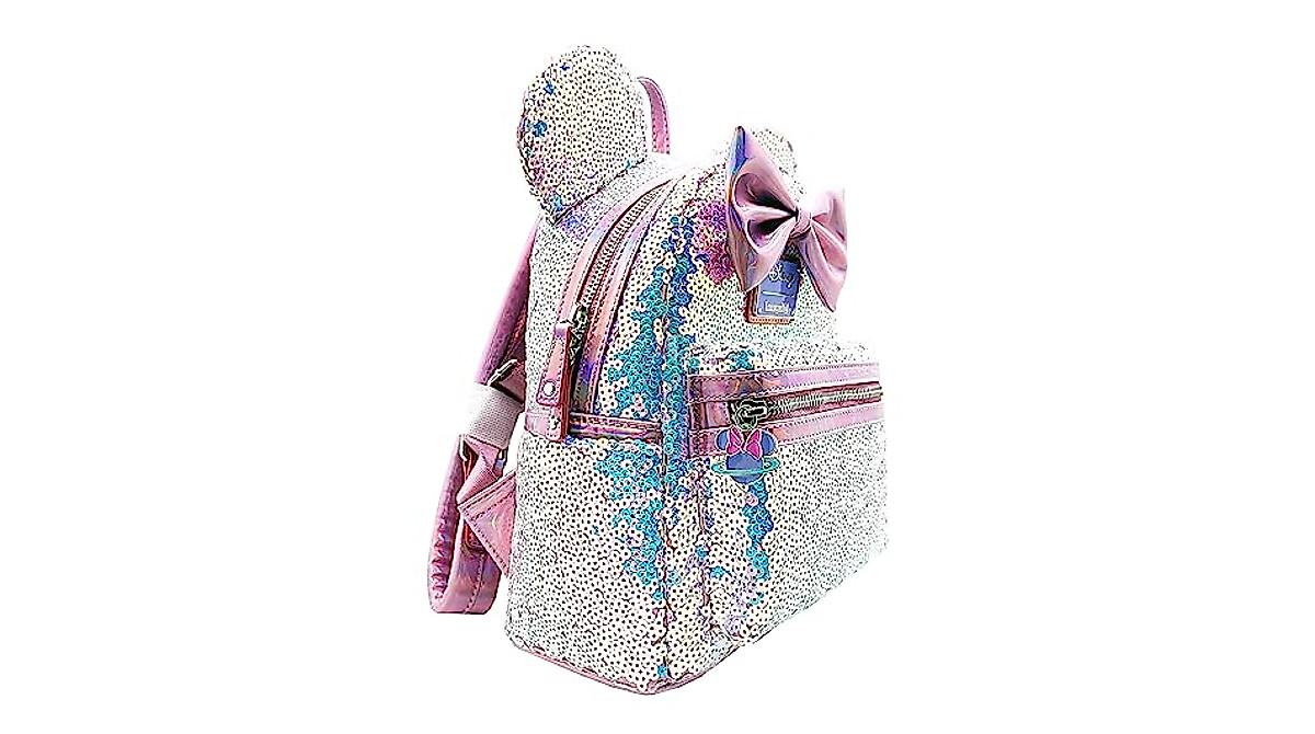 Exclusive Disney Planet Minnie Sequin Mini Backpack