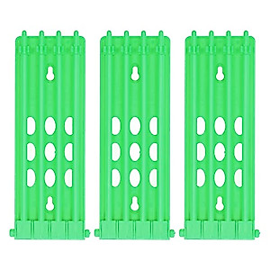 LAJS Pigeons Leg Rings Holder, Pigeons Bands Rack Frame Independent Design 3Pcs for Pigeons Farm Green