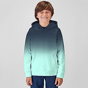 Unisex Baby V Neck T-Shirts Infant Long Sleeve Tees Letter Sun Printed Cotton Infant Jumper Tops Matching Outfits Blue