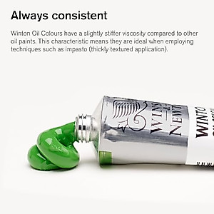 Winsor & Newton Winton Oil Color, 200ml (6.75-oz) Tube, Permanent Green Light