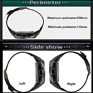 Men's Digital Sports Watch Waterproof Military Electronic Stopwatch for Men with Auto Date Alarm LED Backlight Chronograph Black