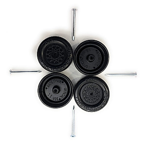 Maximum Velocity Pine Derby Car Kit | Derby Car Kit Includes Speed BSA Wheels, Axles, Graphite & Tungsten Weight | Maxinator Pinewood Car