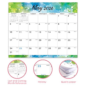 Magnetic Calendar 2025-2026 - JUL 2025 - DEC 2026, Calendar 2025-2026, Magnetic Monthly Calendar, 8" x 10", Tear-off Pad, 18 Months Calendar 2025-2026