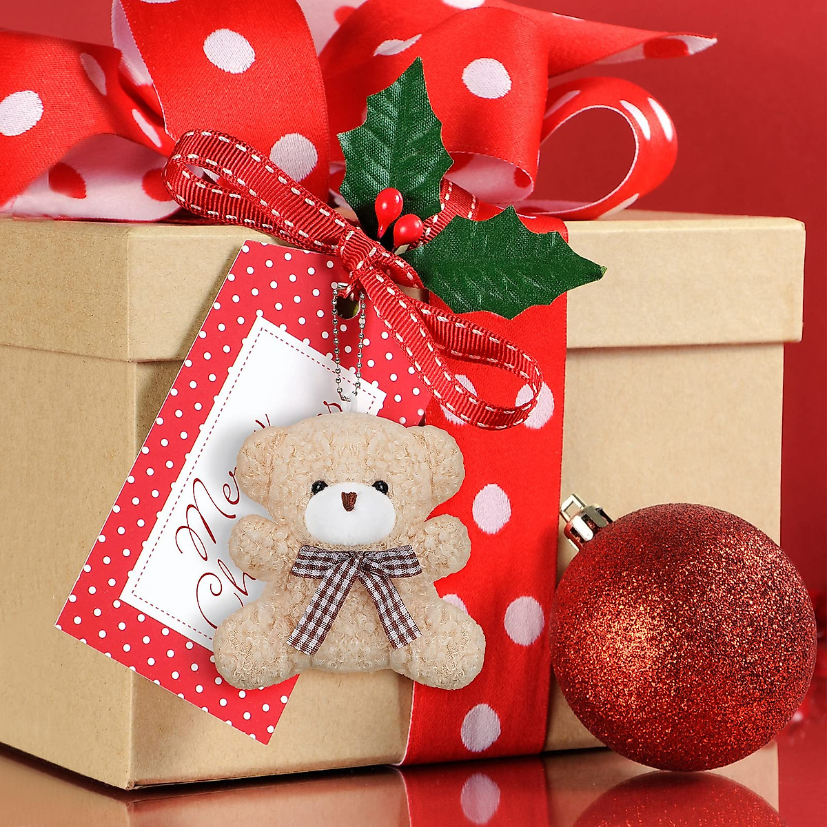 Zomiboo 12 Pcs Easter Bunny Bear Koala 4 Inch Mini Animal Plush Toys Soft Cute Dolls Sleeping and Playing Stuffed Toys Gifts for DIY Baby Shower Party(Bear,Pink, Apricot, Gray, White)