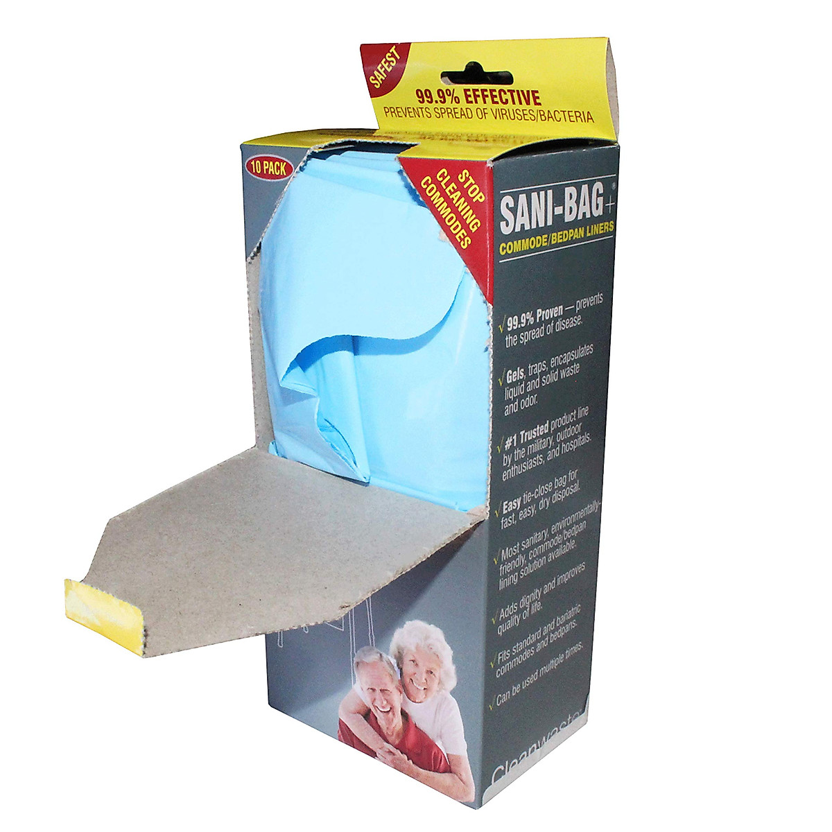 Rehabilitation Advantage Sani-Bags by Cleanwaste, Disposable Commode Bags