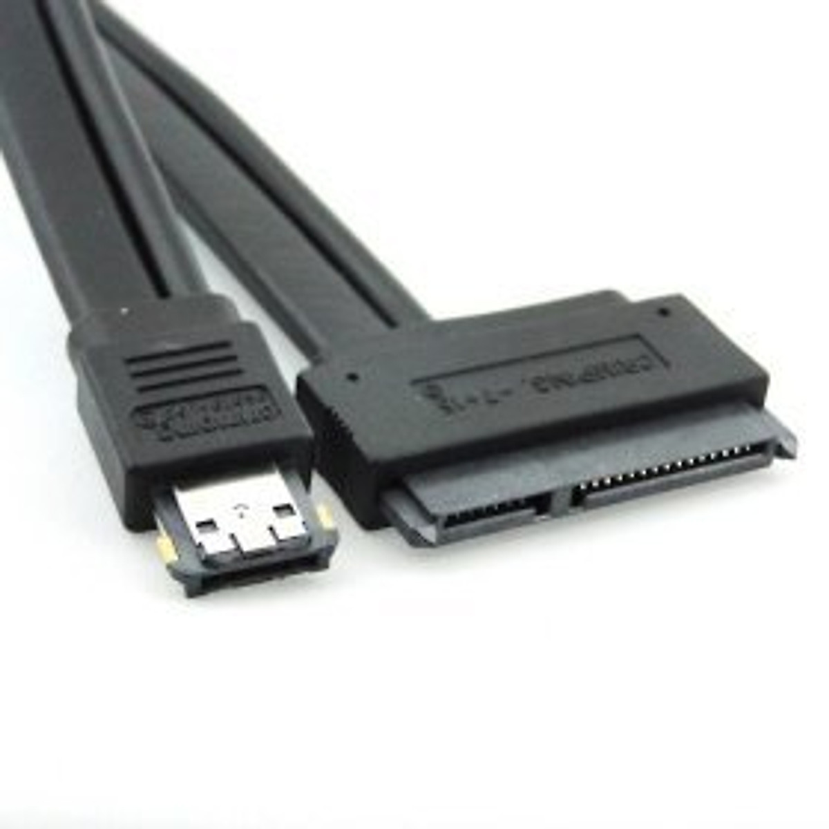 chenyang Power eSATA Cable,Power eSATA to SATA 22Pin Data Transfer Extension Cable Support 5V/12V Power for 2.5"/3.5" Hard Disk Drive 50cm