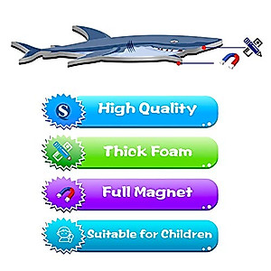 SpriteGru 59 PCS Zoo Animal Zoo Magnets for Toddlers Kids, Perfect Preschool Learning