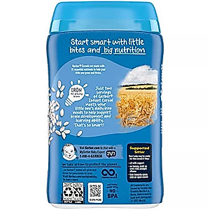 Gerber Baby Cereal 1st Foods, Rice, 8 Ounce