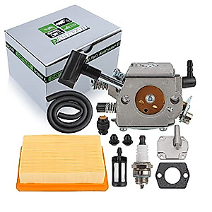 partszen 4203 120 0601 Carburetor 4203 120 0603 for BR400 SR320 SR340 SR380 SR400 SR420 BR320 BR340 BR380 BR420 Backpack Leaf Blower with Spark Plug Fuel Line Air Filter