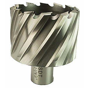 Steel Dragon Tools 2-1/16" x 1" High Speed Steel Annular Cutter with 3/4" Weldon Shank