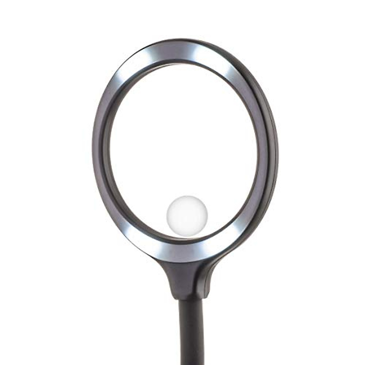 Carson DeskBrite300 COB LED Lighted 2x Aspheric Magnifier & Desk Lamp with 5x Spot Lens with Included USB-C Power Adapter (LM-30)., Black, Medium