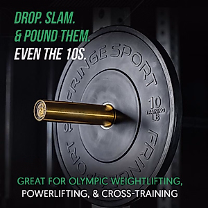 Black Bumper Plate Sets - 100 - 460 LBS of weights for Weightlifting & Strength Training | Durable, Bumper Plates For Olympic, Home & Gym Training Equipment with a Dead Bounce, Weight Plates Sets, Ideal for Power Lifting