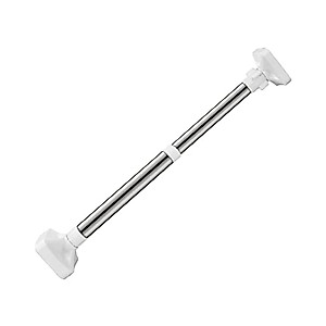 Zerodeko 1pc Hole-free Telescopic Rod Adjustable Curtain Rod Tension Shower Curtain Rod Cabinet Curtain Adjustable Cupboard Bars Towel Storage Bar Spring Rods for Curtains Multifunction Abs