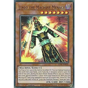 Jinzo The Machine Menace - LED7-EN031 - Ultra Rare - 1st Edition