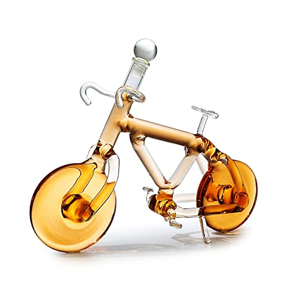 Bicycle Wine & Whiskey Decanter 200ml by The Wine Savant - Bike Decanter for Bourbon and Scotch, Biker Gifts, Cyclist Gifts, Gifts for Bike Enthusiasts, Whiskey Gifts for Dad…