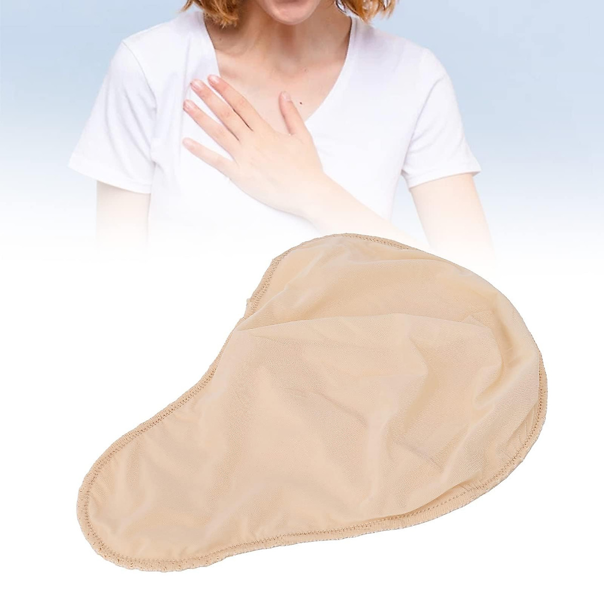 Mastectomy Breast Pockets, Fake Breast Protective Case Breathable Dustproof Mastectomy Breast Prosthesis Bra (Lt)