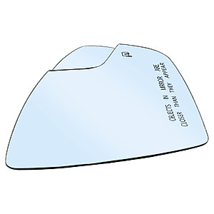 Passenger Right Side Mirror Replacement for 2012-2018 Ford Focus Side Mirror Glass - Side View Heated Convex Mirror Glass with Rear Holder, Replace CM5Z-17K707-G